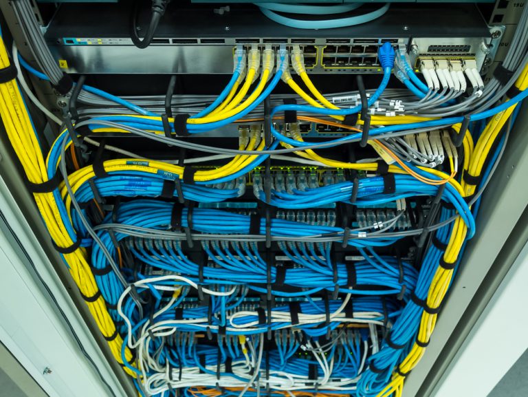 SERVER ROOM CABLE MANAGMENT - Eagle Eye Technology